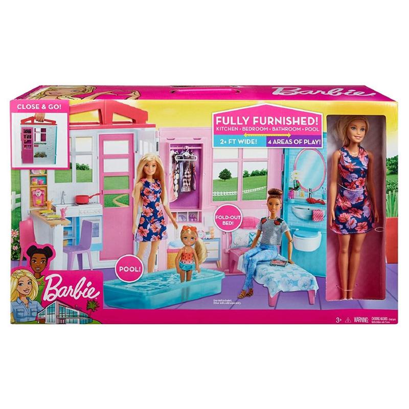 Barbie close & go sklopiva kuća