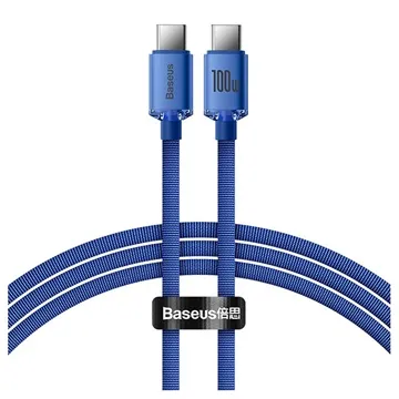 BASEUS CRYSTAL SHINE USB-C / USB-C KABL CAJY000601 - 1.2M