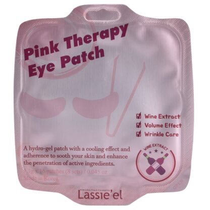 Hidrogel jastučići za predeo oko očiju LASSIE’EL Pink Therapy 16/1