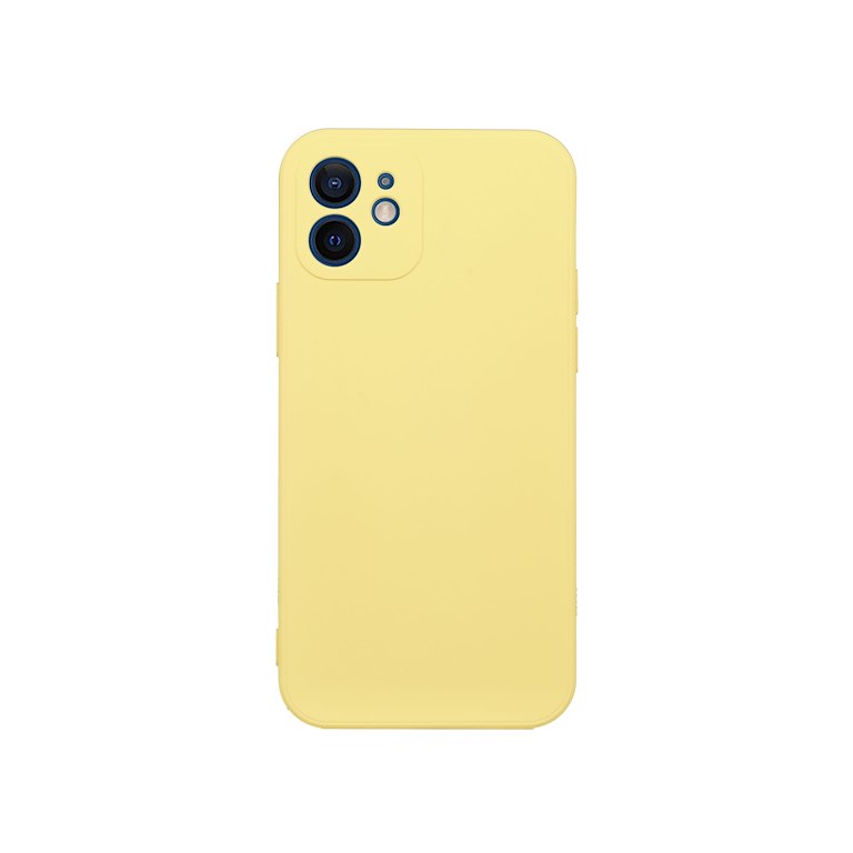 TPU MATTE for iPhone 12 6.1" (žuta)