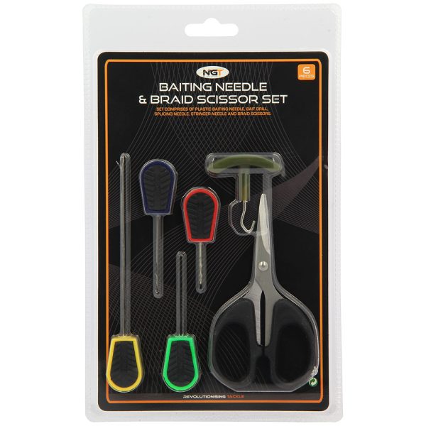 NGT 6pc Soft Grip Tool Set – Heklice, igla, burgija, makaze i zatezač