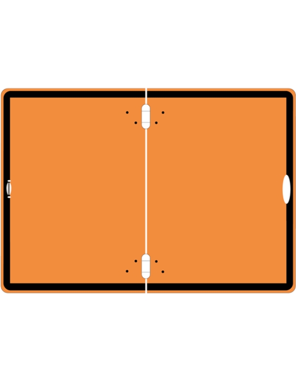Upozoravajuća pločica na opasnost, neutralna
