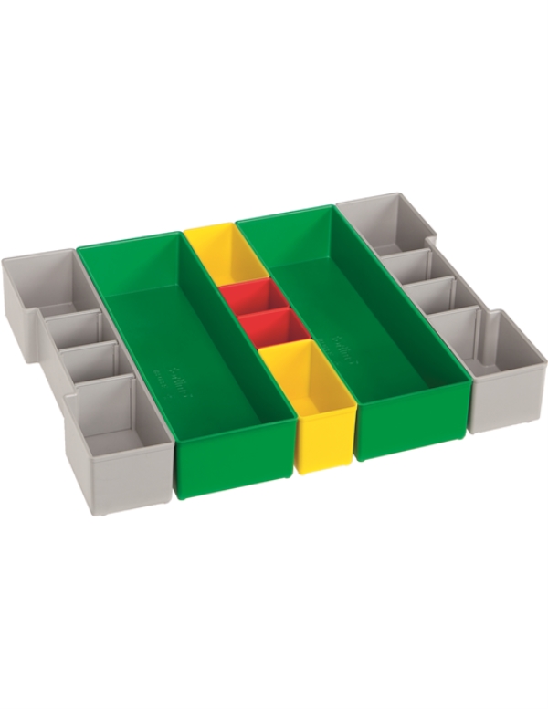 Set kutijica, tamno zelene/žute/crvene VAROBOXX 1