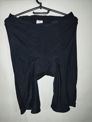 Biciklisticke pantalone crne velicina XL