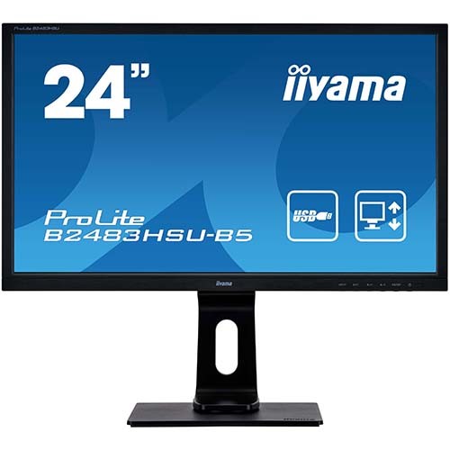 Iiyama ProLite 24'' TN FHD Monitor | B2483HSU-B5