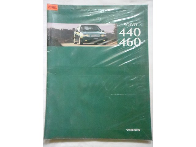 Prospekt Volvo 440 i 460 ,oko 1994, 43 str. hol.