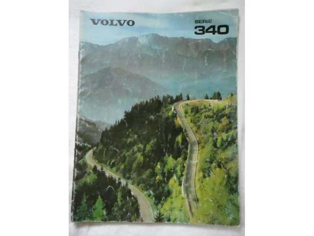 Prospekt Volvo 340, A 4,nemački, 25 str.