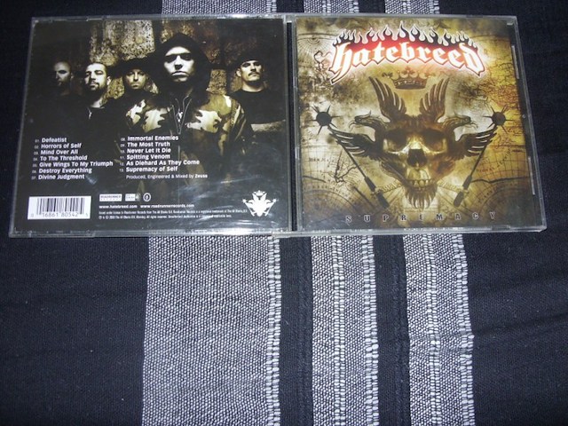 Hatebreed – Supremacy CD Roadrunner Europe 2006.