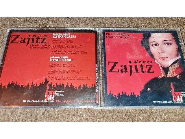 Johann Zajitz - Plesne skladbe , ORIGINAL (CDr)