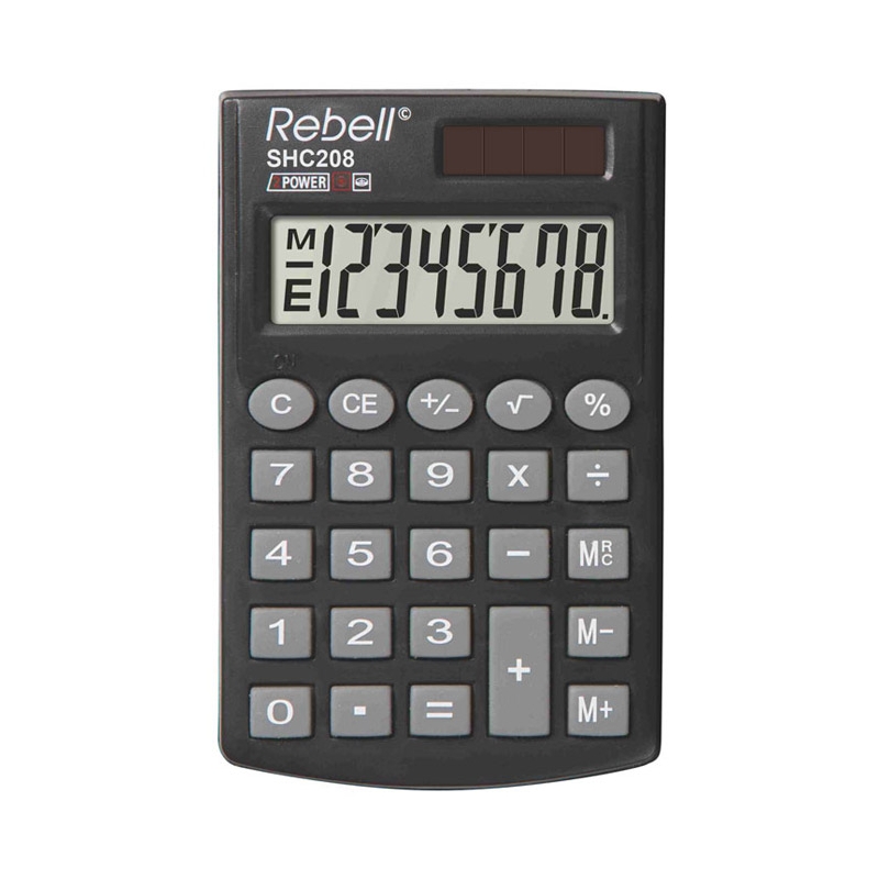 Kalkulator džepni 8 mesta sa preklopom Rebell RE-SHC208 BX crni
