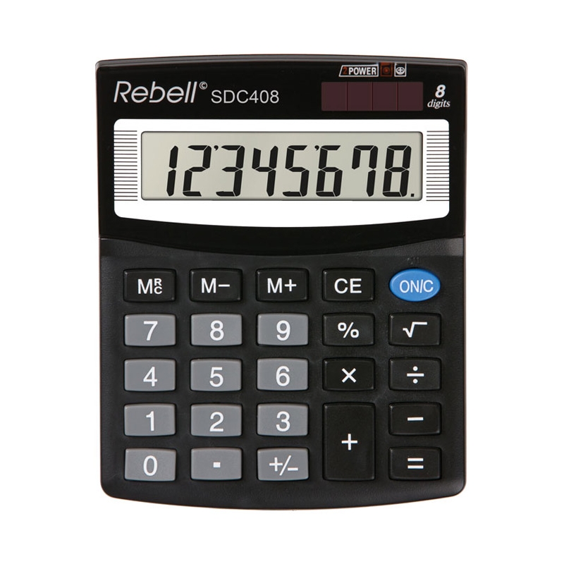 Kalkulator komercijalni 8 mesta Rebell RE-SDC408 BX crni