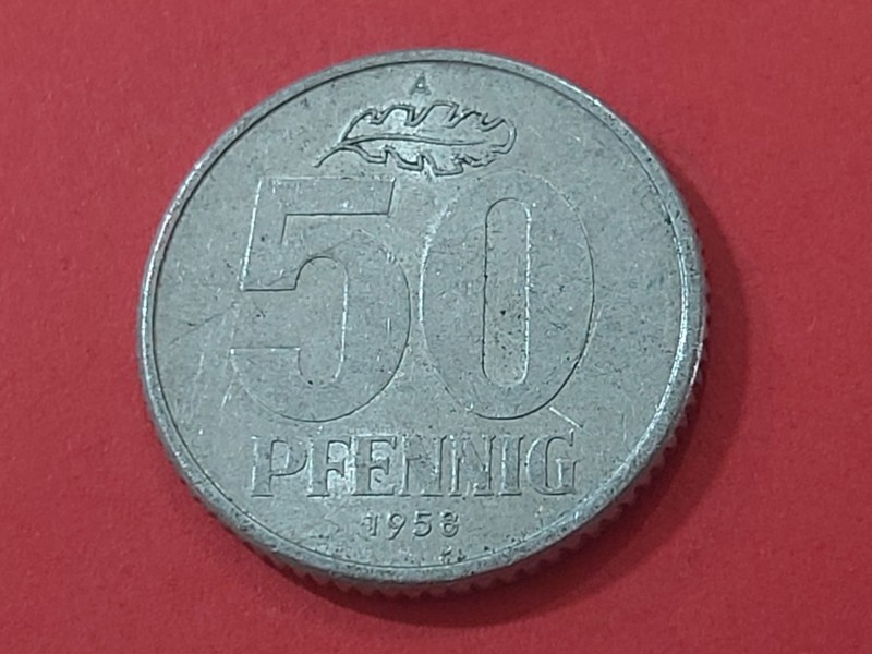 DDR - 50 pfennig 1958 god