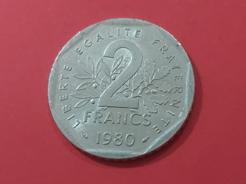 Francuska - 2 francs 1980 god