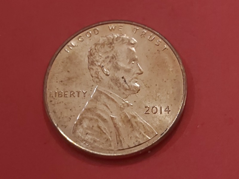 USA - 1 cent 2014 god