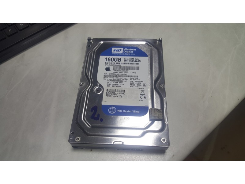 hard 160gb sata II wd malo radio