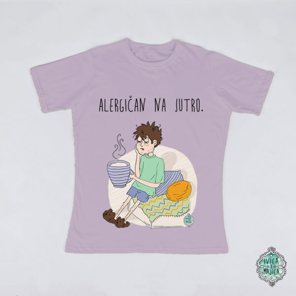 Alergičan na jutro – Klasična majica