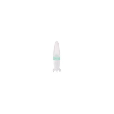 KikkaBoo silikonska flašica sa kašicicom 90ml Rocket Mint