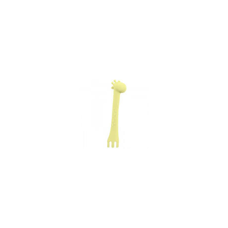 KikkaBoo Silikonska kašicica Giraffe Yellow