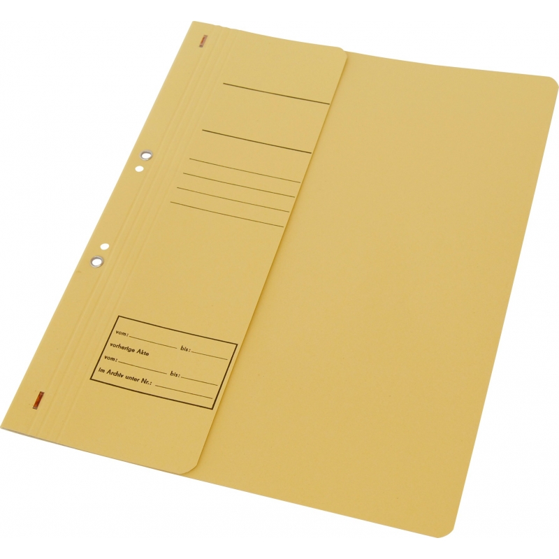 Fascikle za registrator A4, skraćena korica O+CO žuta