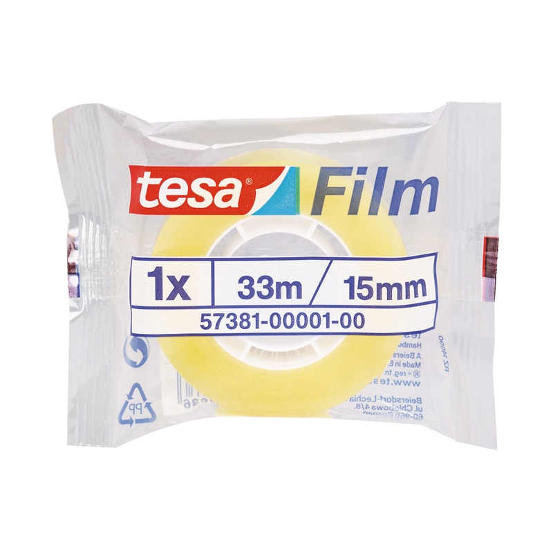 Selotejp - Traka lepljiva 15mm/33m Tesafilm Tesa 57381 providna