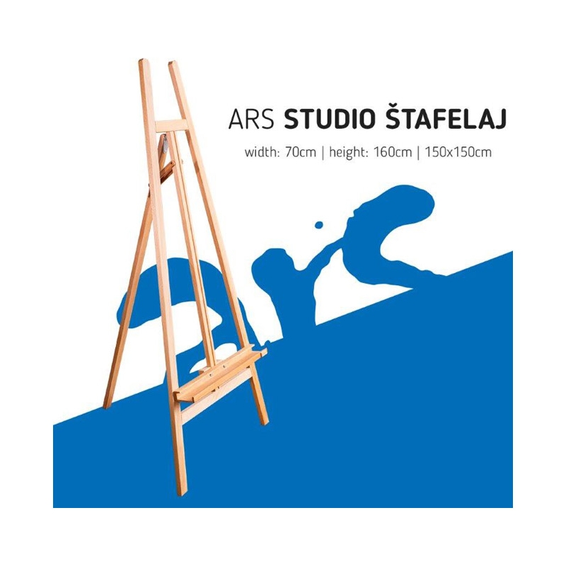 Štafelaj studio 70x160cm/150x150cm Ars 9000100