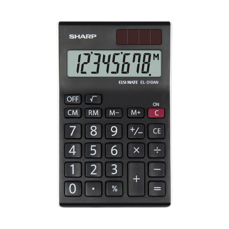 Kalkulator komercijalni 8 mesta Sharp EL-310AN-WH crni blister