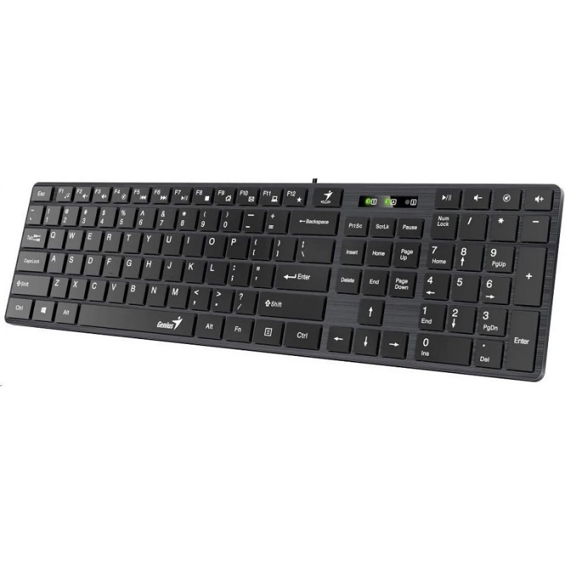 Tastatura Genius SlimStar 126,USB, BLK, US