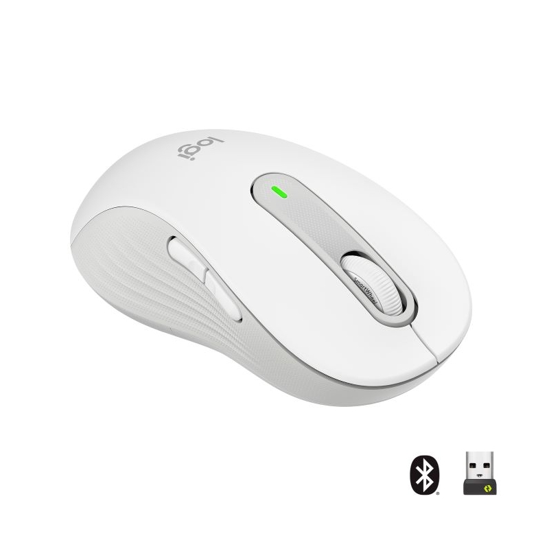 Miš za PC Logitech M650 L Wireless Mouse Off-White, Left