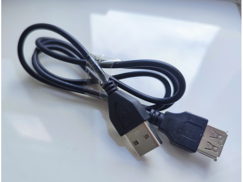 Kabl USB A - USB A M/F (produžni), NOV!