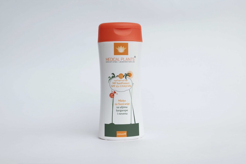 MP SunProtect SPF 25+ UVA/UVB Mleko za Sunčanje sa uljima šargarepe i nevena