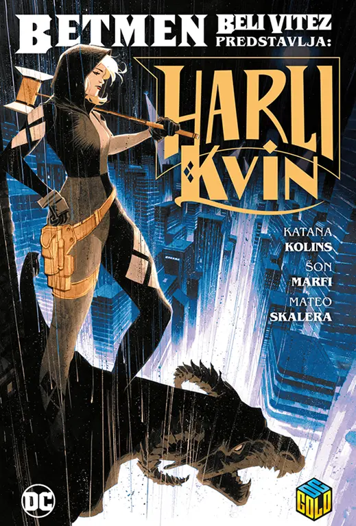 Čarobna knjiga DC Gold 28 Betmen – Beli vitez predstavlja: Harli Kvin
