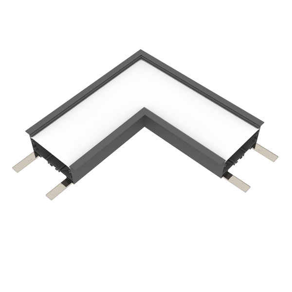 L-CONNECTOR FOR ELMARK PROFILE RECESSED 3000K CRNI