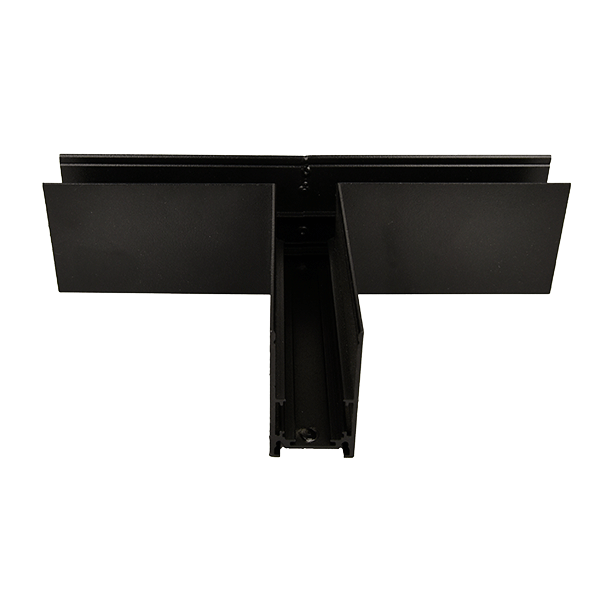 T-CONNECTOR FOR MAGNETIC TRACK RAIL SURFACE MOUNT