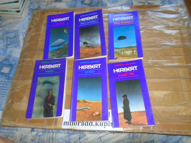 Peščana planeta ,komplet 6 knjiga Herbert