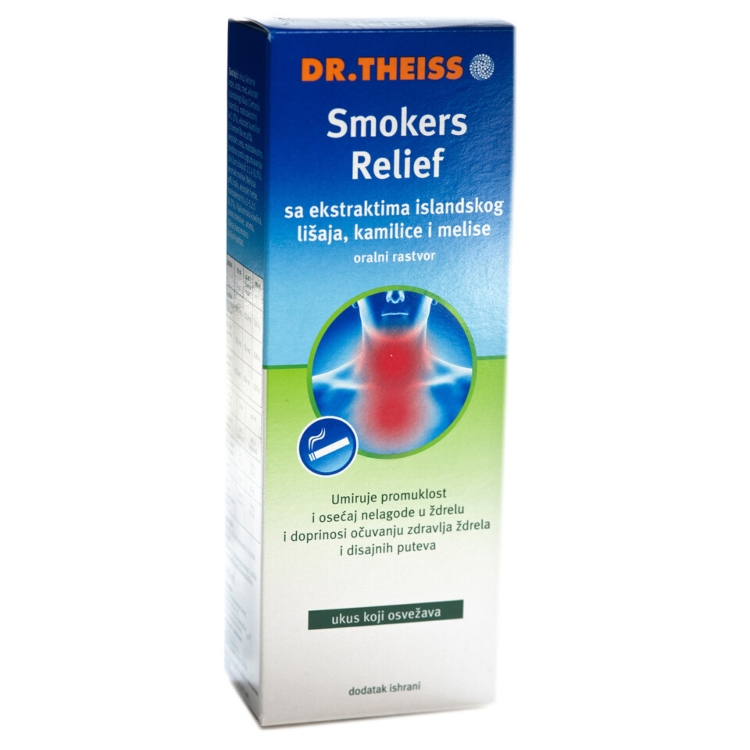 Dr. Theiss Smokers Relief - sirup za pušače 250ml