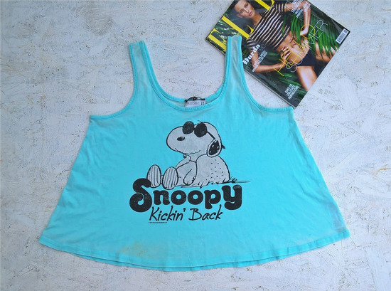 Novo! Crop majica Snoopy