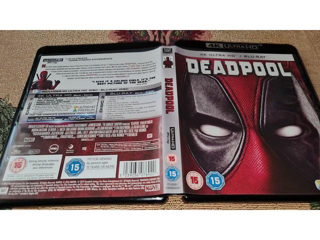 Deadpool 4K ultra HD + Blu-ray
