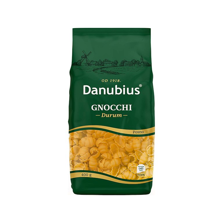 Danubius durum gnocchi-Danubius durum testenina 400 g