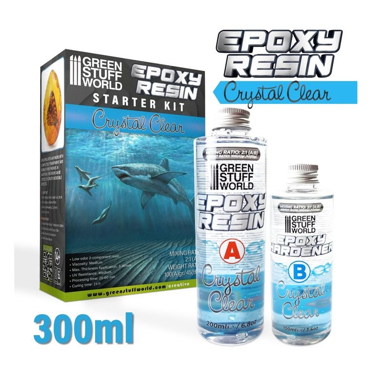 Crystal clear epoxy resin 300ml