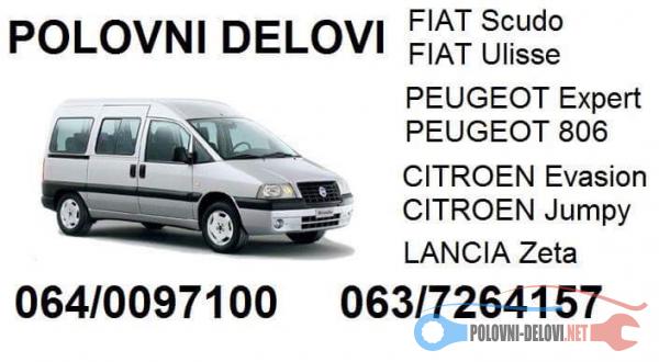 Polovni Delovi Za Fiat Ullysse Kompletan Auto U Delovima