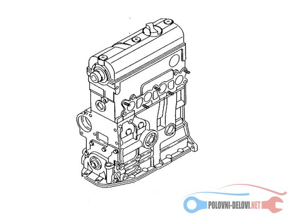 Polovni Delovi Za Volkswagen Polo 1.4 AUA Motor I Delovi Motora