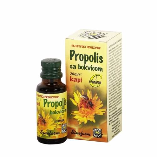 SINEFARM PROPOLIS KAPI SA BOKVICOM 20ML