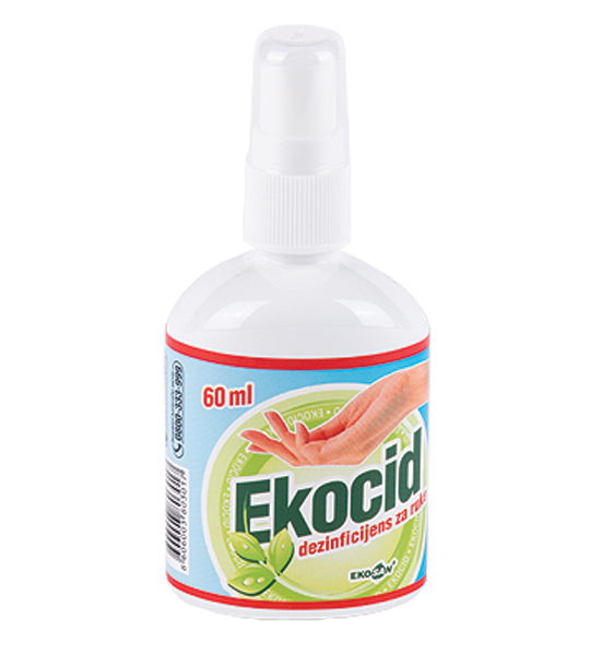 EKOCID SPREJ ZA DEZINFEKCIJU RUKU 60 ML