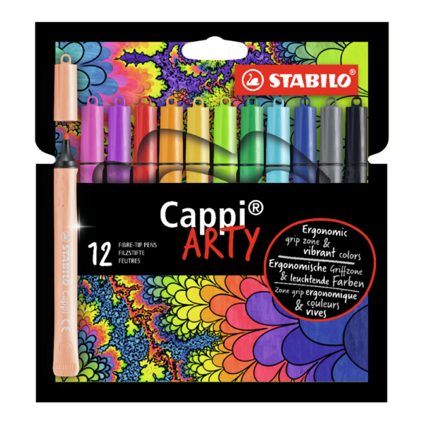 STABILO Flomasteri Cappi Arty 168/12-1-20