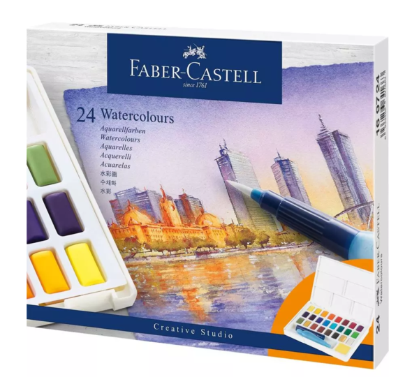 Faber Castell Watercolours in Pans 1/24 169724