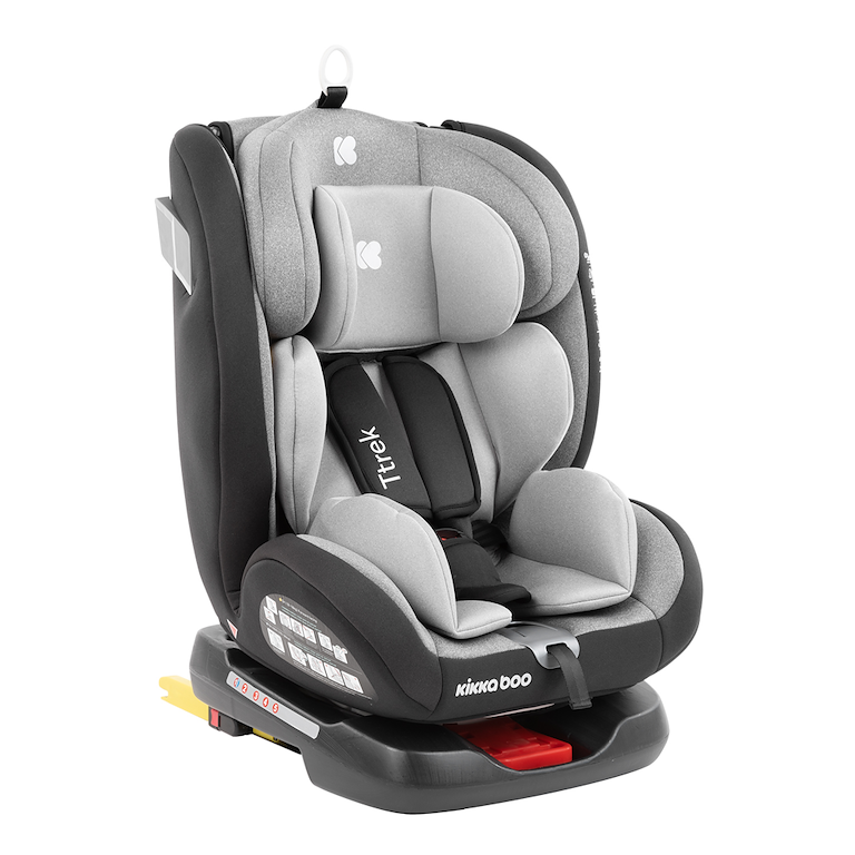 Kikka Boo Autosedište za decu 0-36 kg Ttrek Isofix Light Grey KKB70061