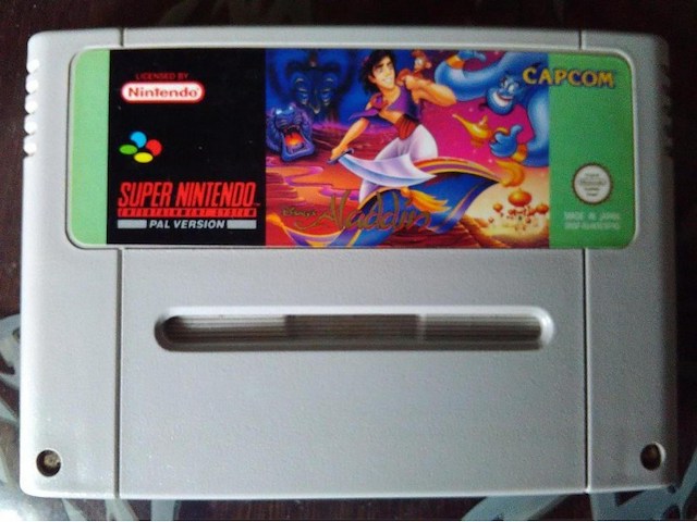 nintendo snes k aladdin ispr u stanju sa slike