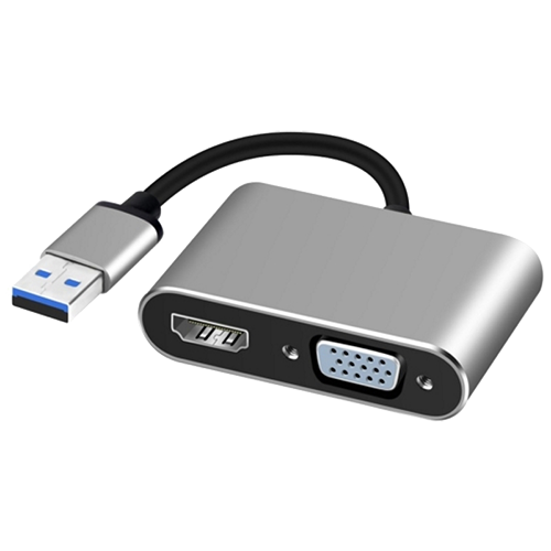 FAST ASIA Konverter USB 3.0 na HDMI+VGA