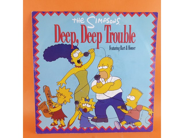 The Simpsons ‎– Deep, Deep Trouble, Single, France