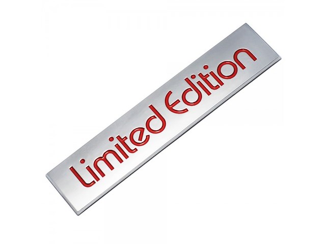 Samolepljiva metalna pločica - Limited Edition
